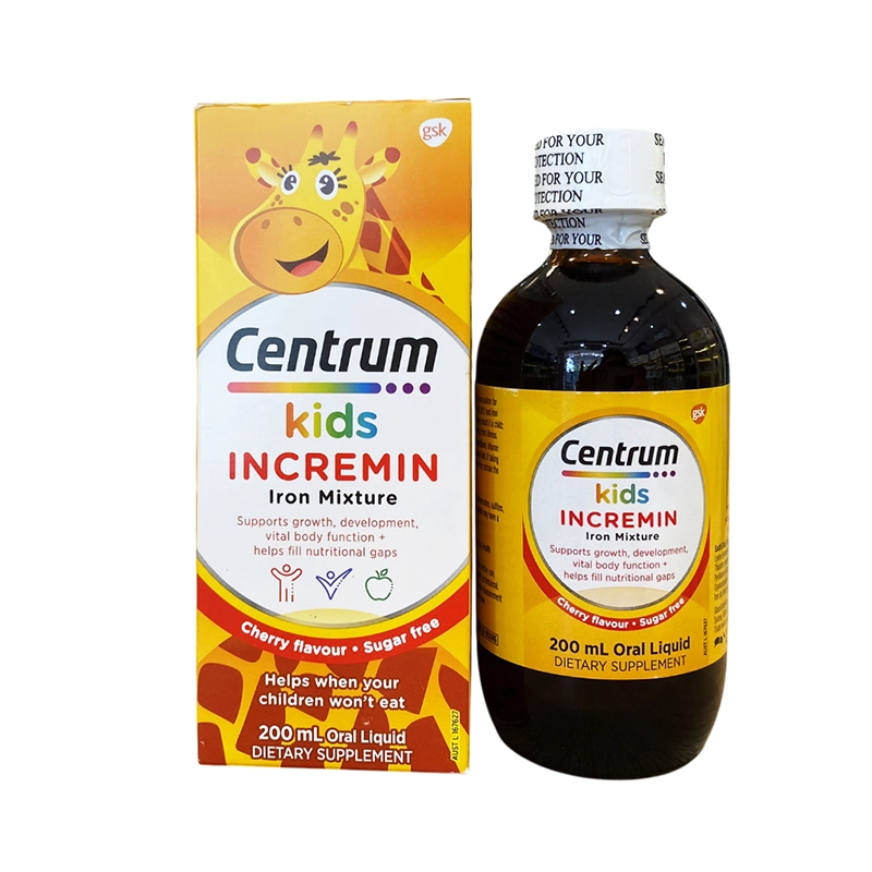 Centrum Kids Incremin – Siro cho trẻ biếng ăn (200ml) - Nhà Thuốc Minh Long