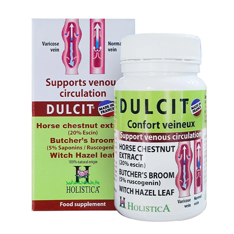 Dulcit Holistica – Viên uống suy giãn tĩnh mạch (60 viên) - Nhà Thuốc ...